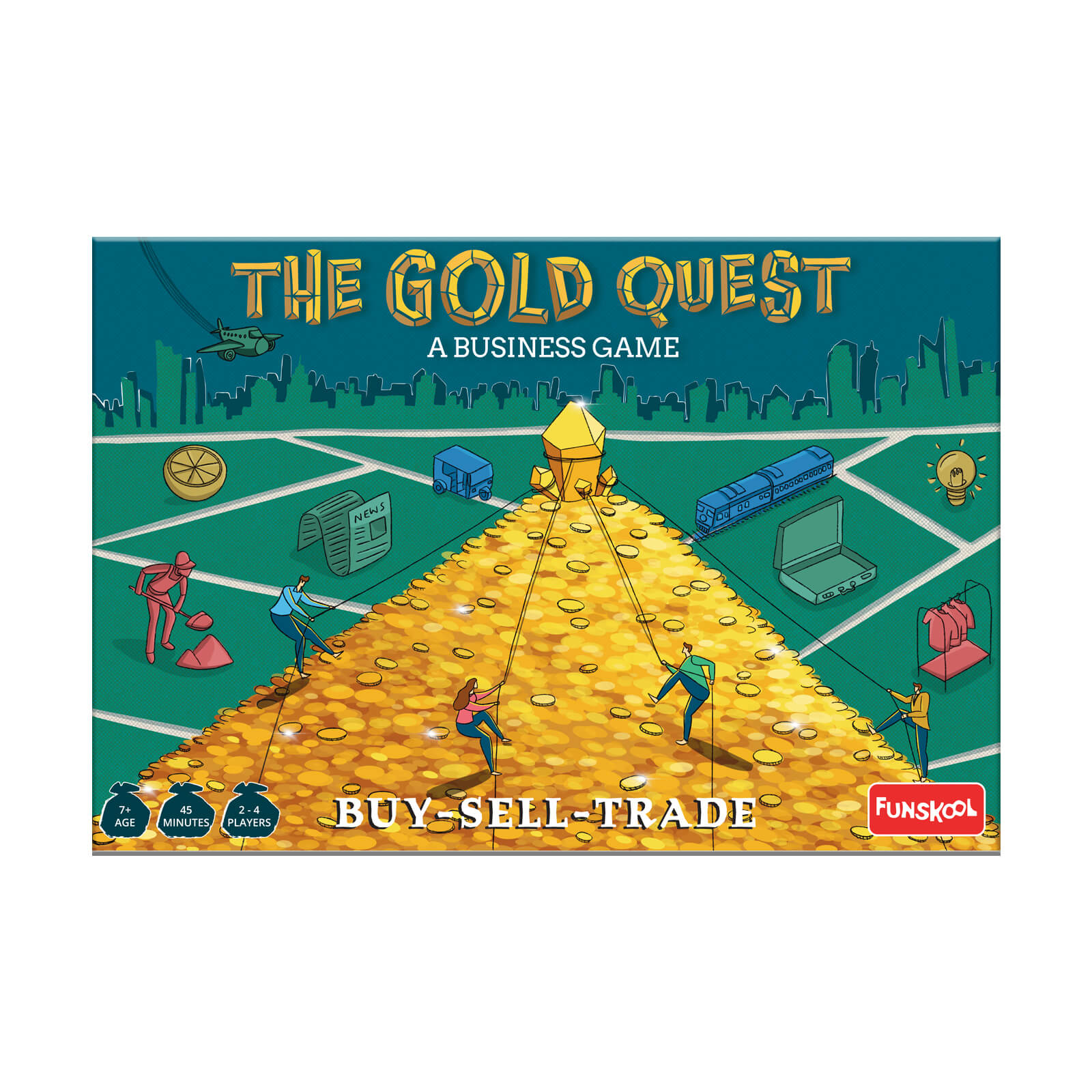BUSINESS THE GOLD QUEST GAME - Funskool