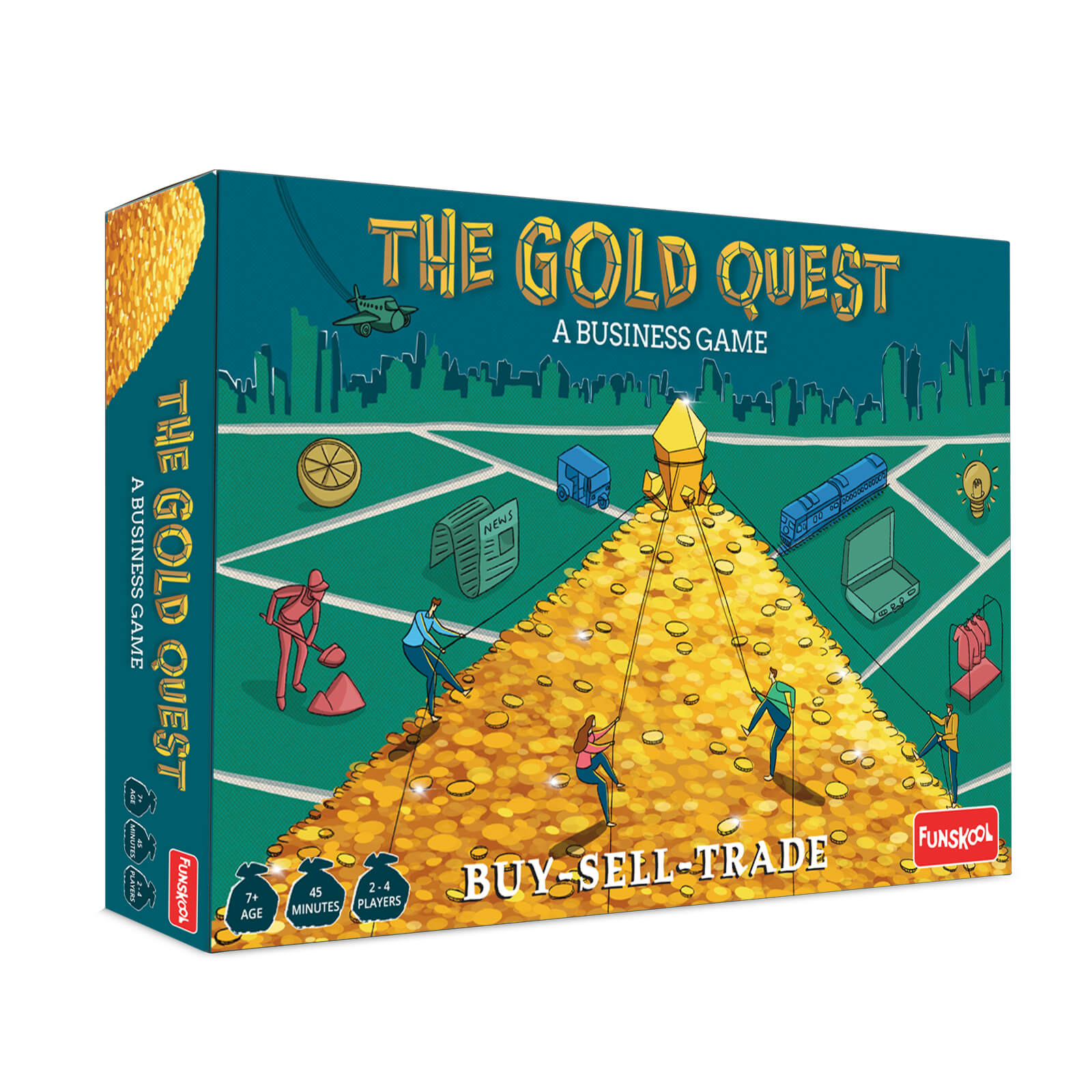 BUSINESS THE GOLD QUEST GAME - Funskool