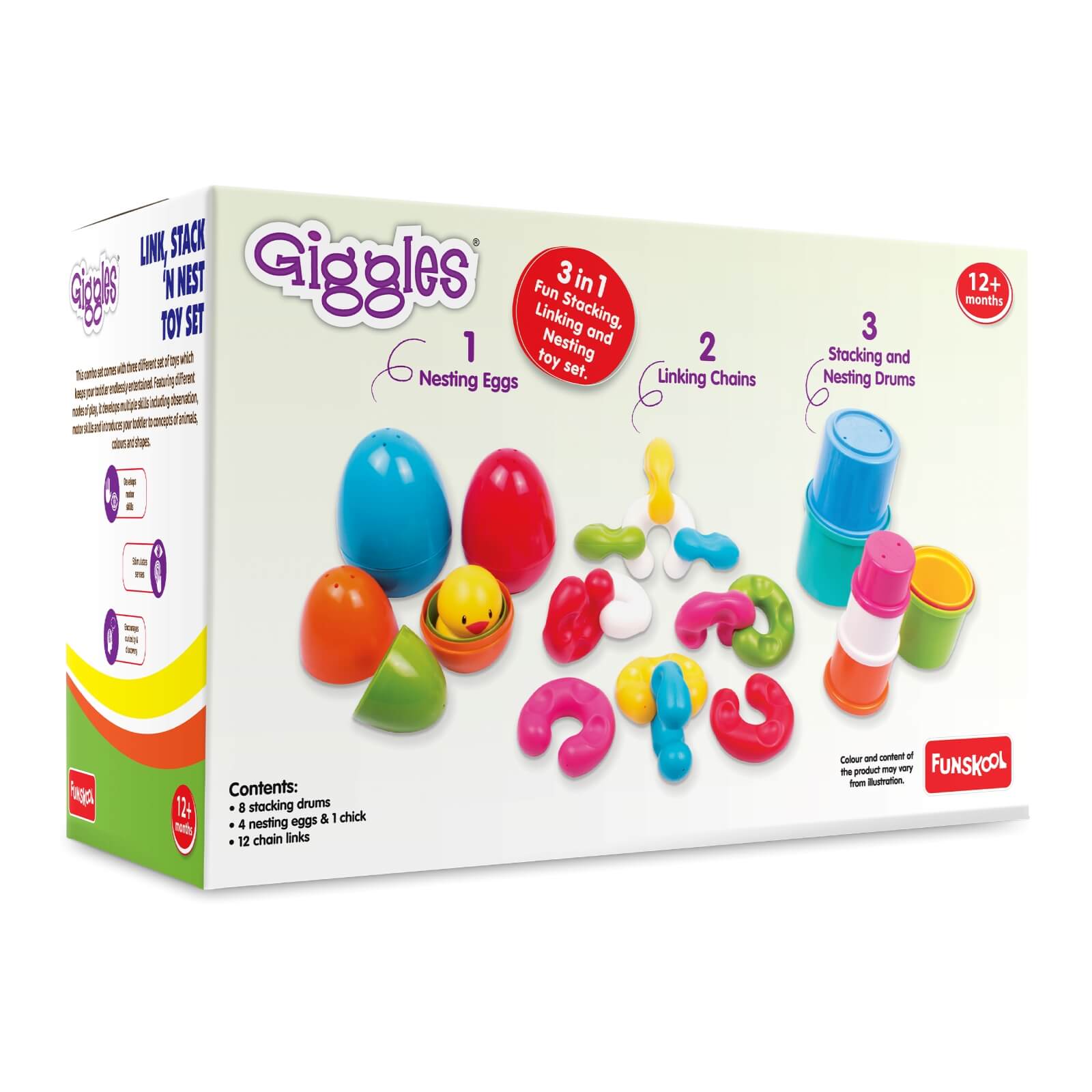 Link Stack N Nest Toy Set - Funskool