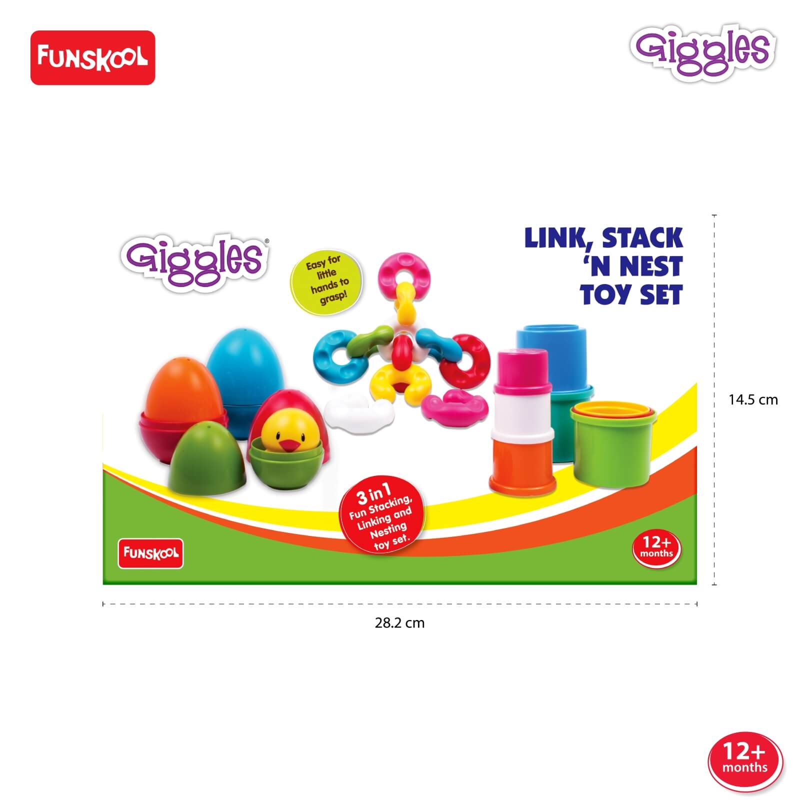 Link Stack N Nest Toy Set - Funskool