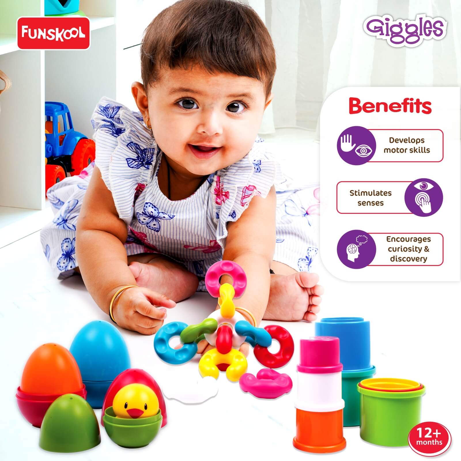 Link Stack N Nest Toy Set - Funskool