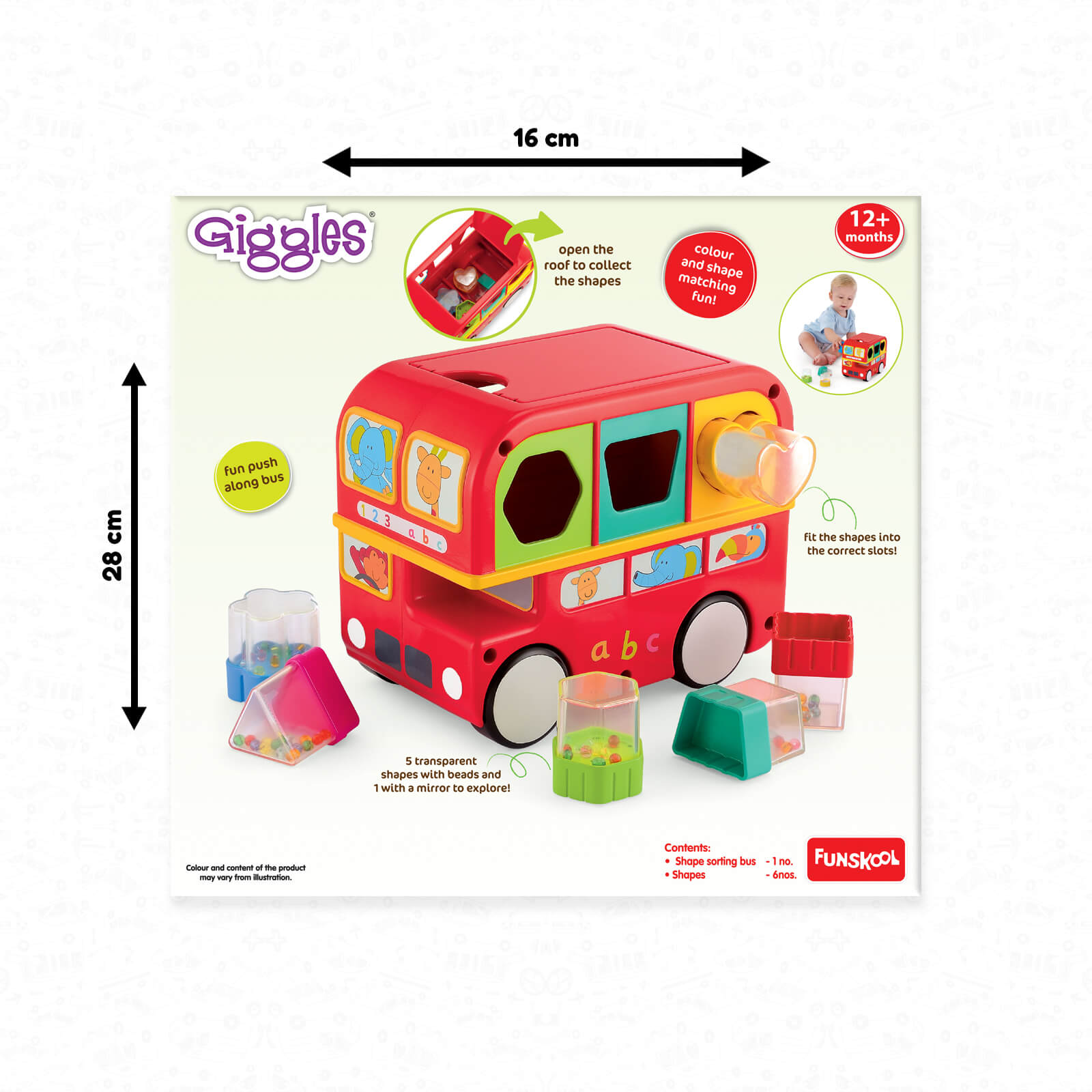 Shape Sorting Bus - Funskool