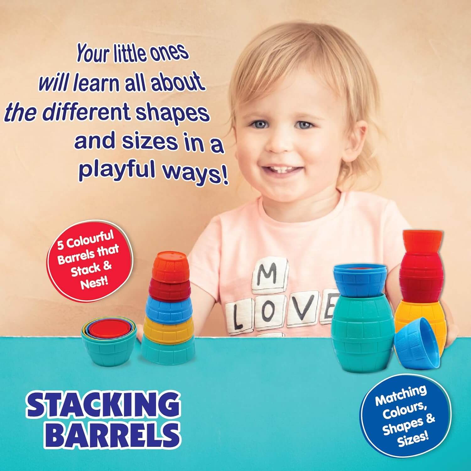 Stacking Barrels - Funskool