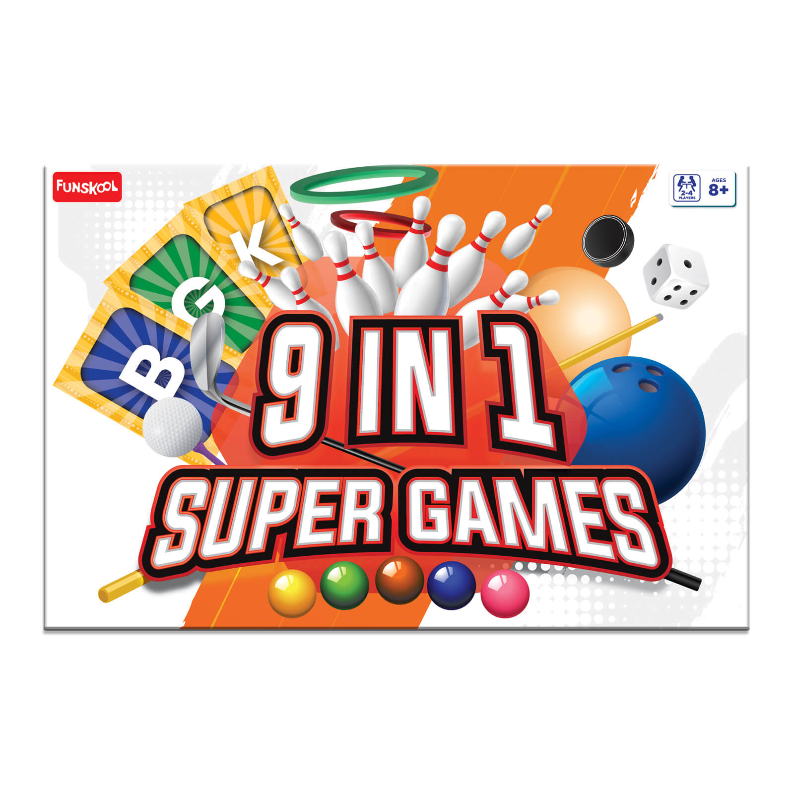 9 IN 1 SUPER GAMES - Funskool
