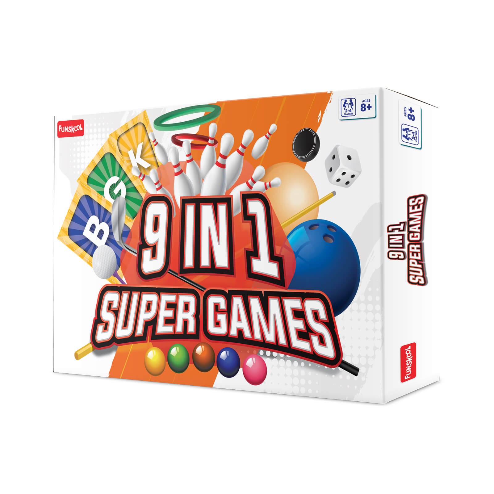 9 IN 1 SUPER GAMES - Funskool