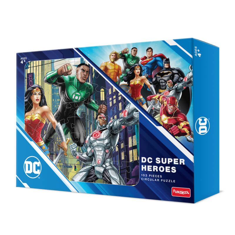 DC SUPER HERO PUZZLE-103 PCS - Funskool