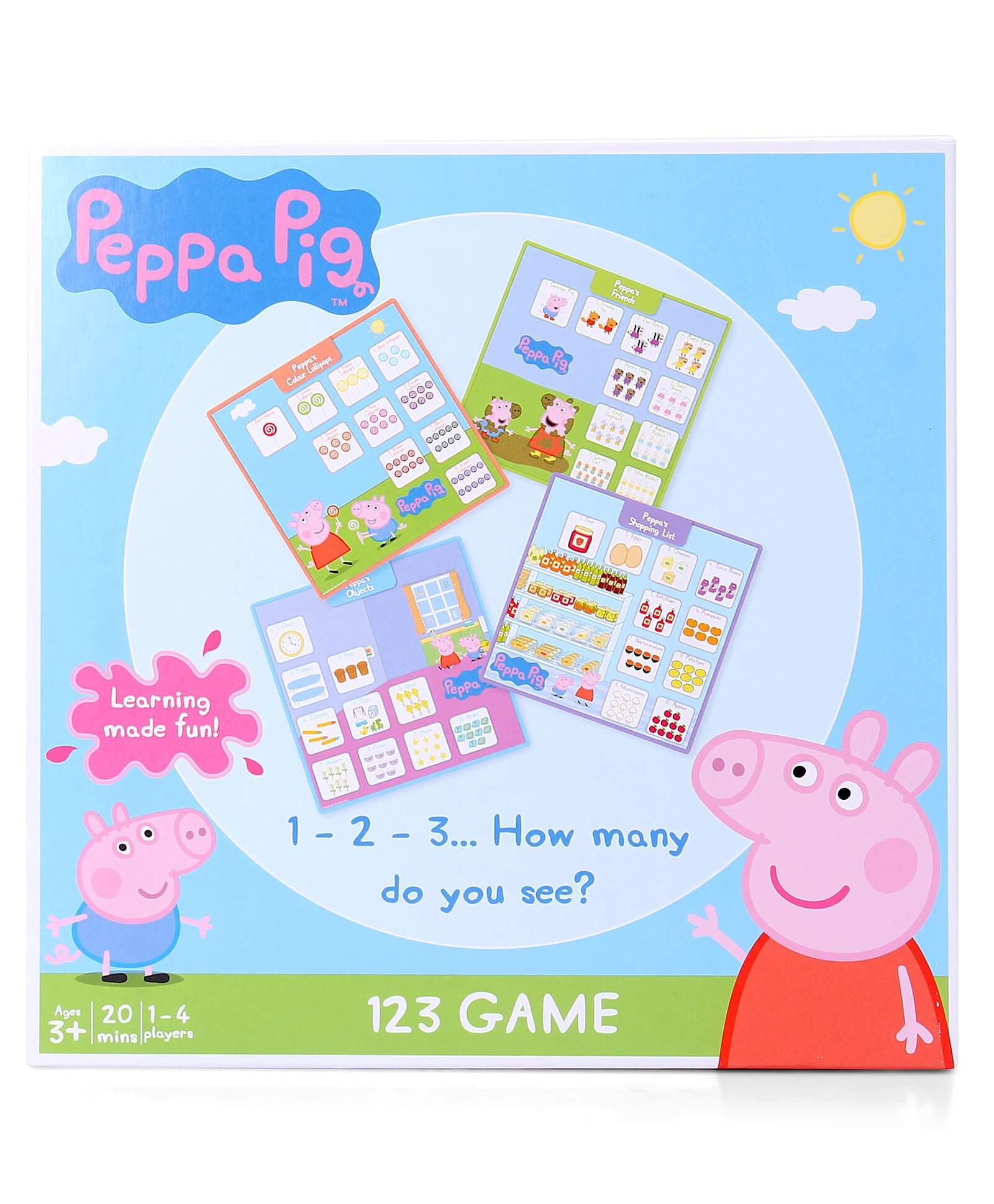Peppa Pig - 123 Game - Funskool