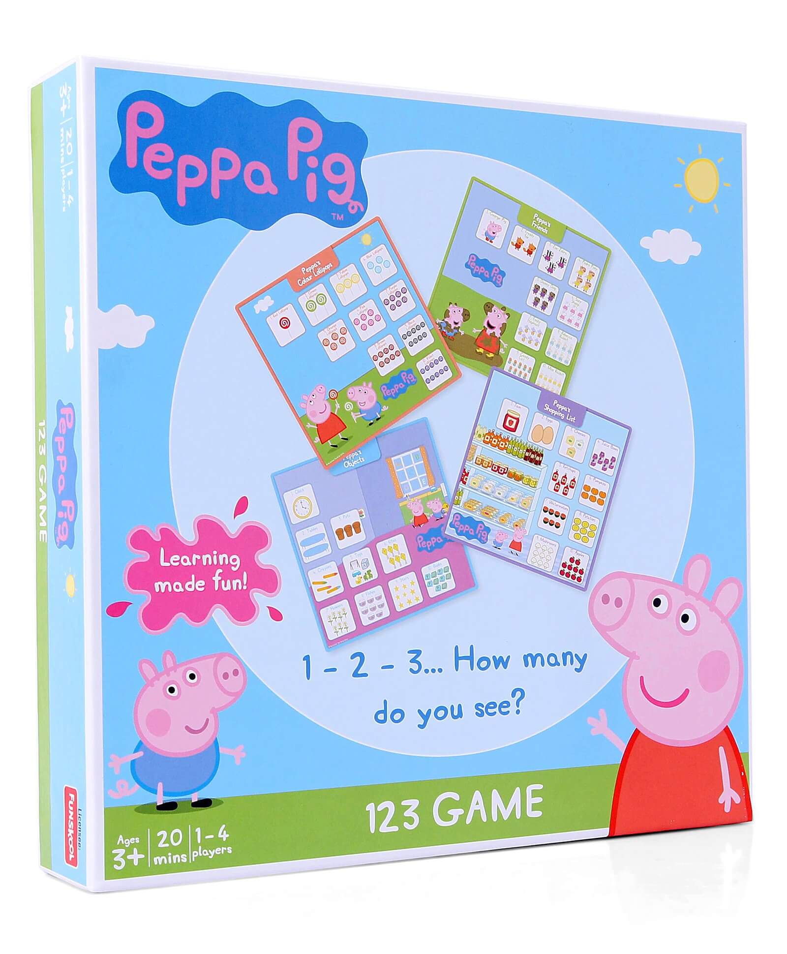Peppa Pig - 123 Game - Funskool