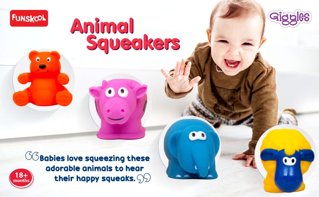 Animal Squeakers 4S - Funskool
