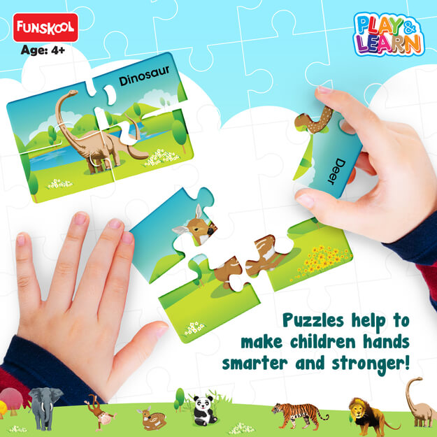 Let's Learn Animals Puzzle - Funskool