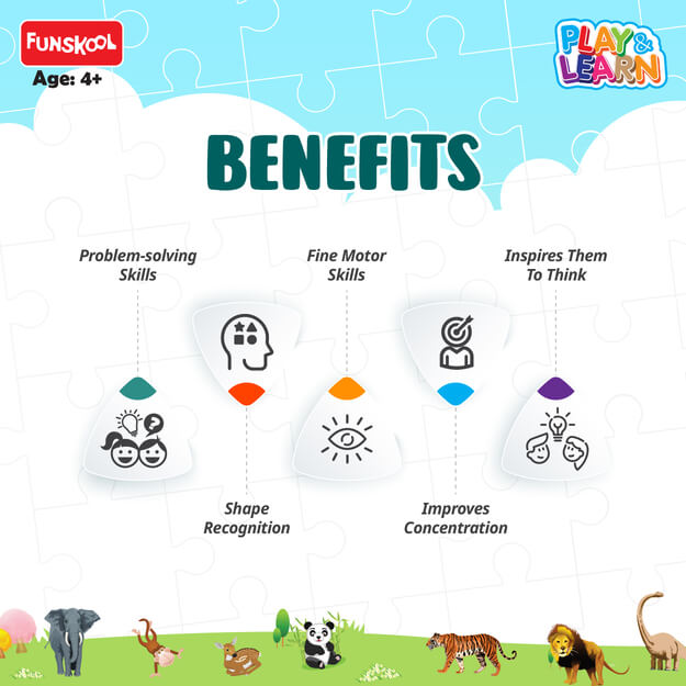 Let's Learn Animals Puzzle - Funskool