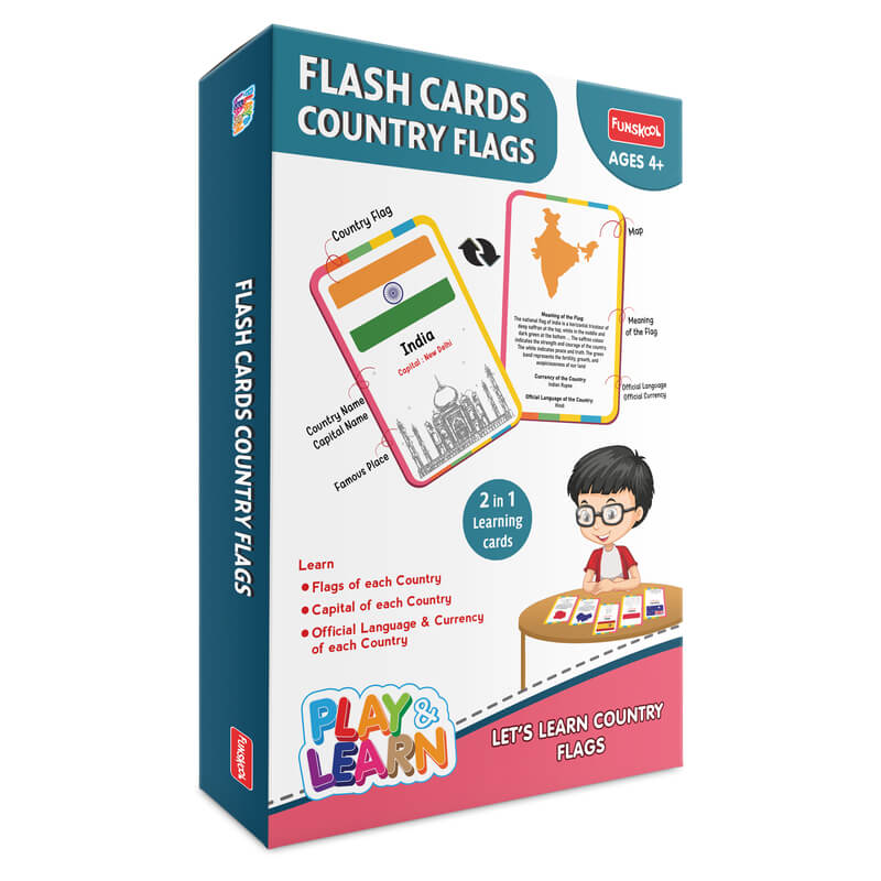 LET'S LEARN COUNTRY FLAGS - Funskool
