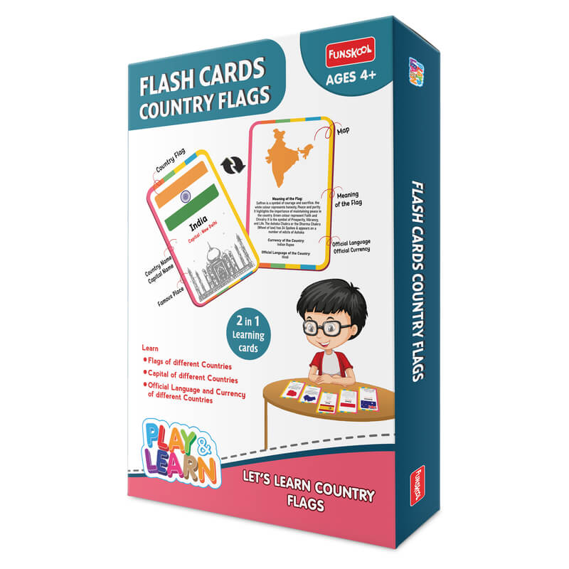 LET'S LEARN COUNTRY FLAGS - Funskool