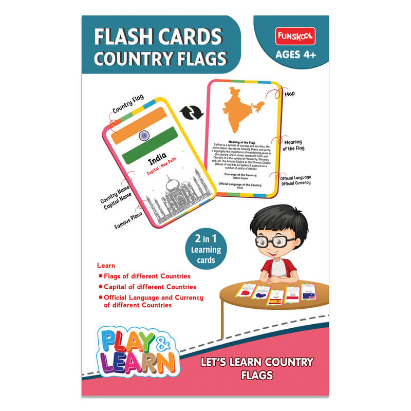 LET'S LEARN COUNTRY FLAGS - Funskool