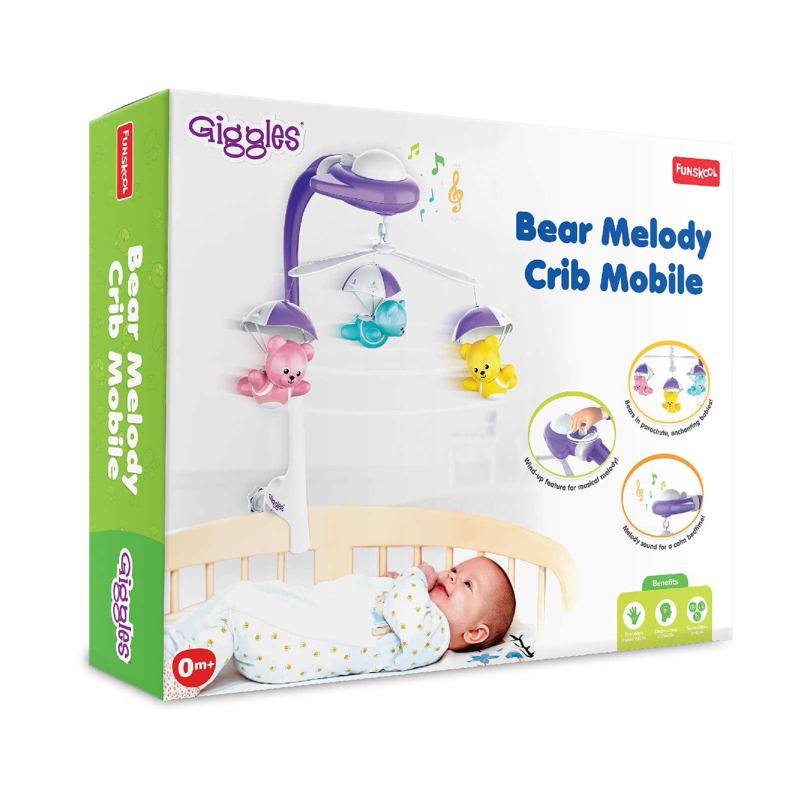 BEAR MELODY CRIB MOBILE - Funskool