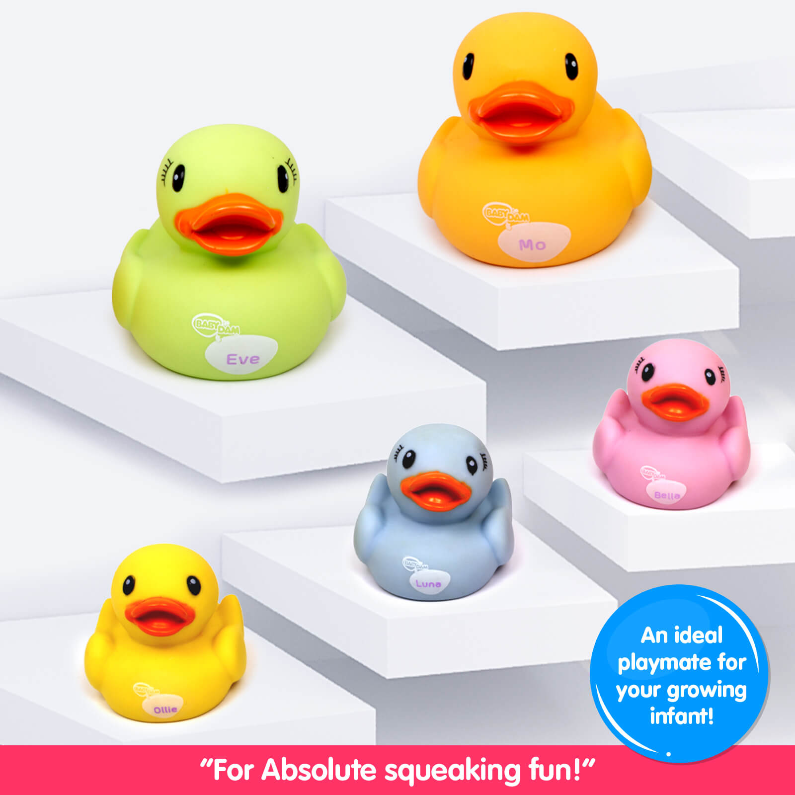 DAZZLING DUCK FAMILY ( SQUEAKERS) - Funskool