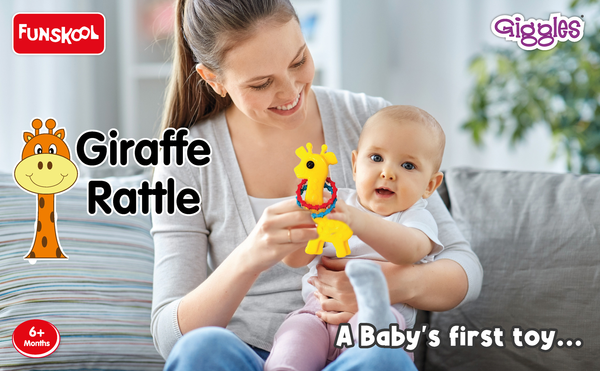 Baby Giraffe Rattle - Funskool