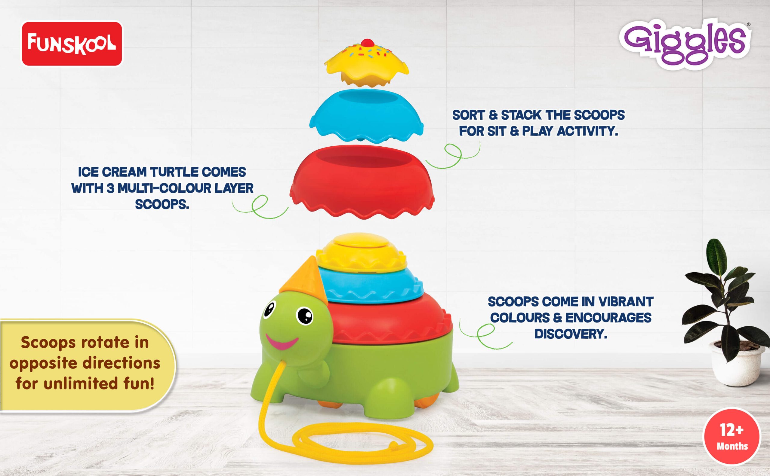 Ice Cream Turtle - Funskool