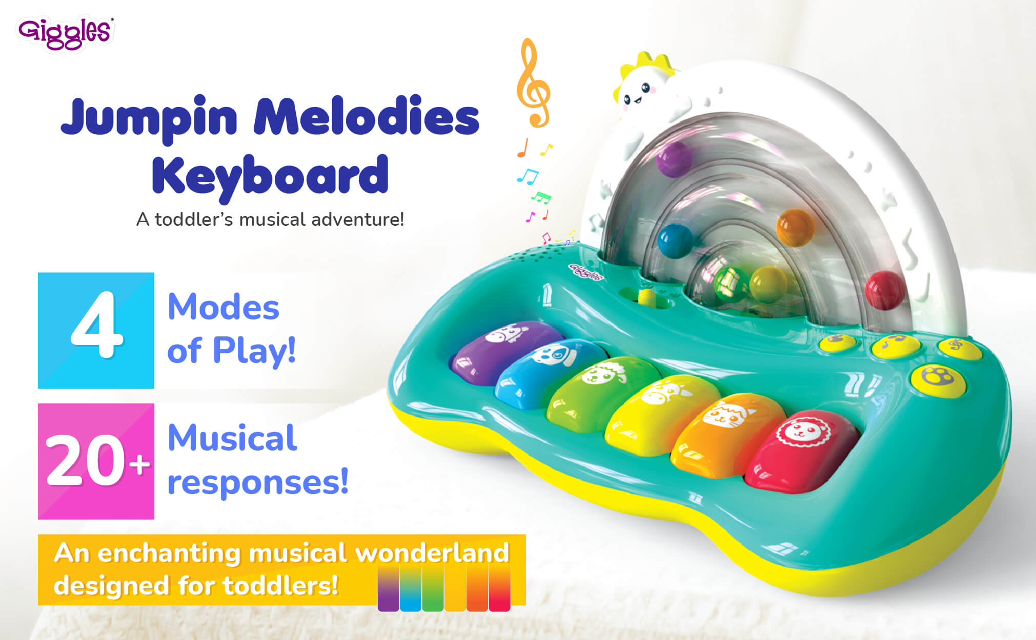 JUMPIN MELODIES KEYBOARD - Funskool