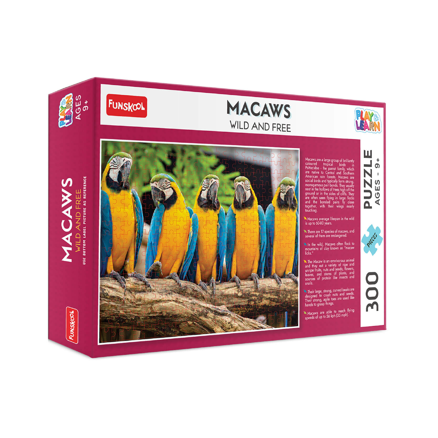 MACAWS 300 PCS PUZZLE - Funskool