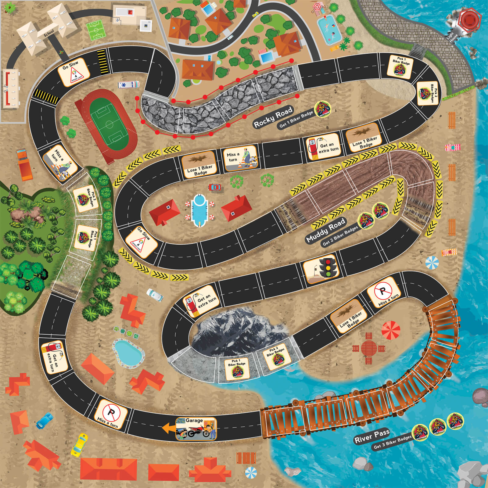 MEGA RACE - Funskool