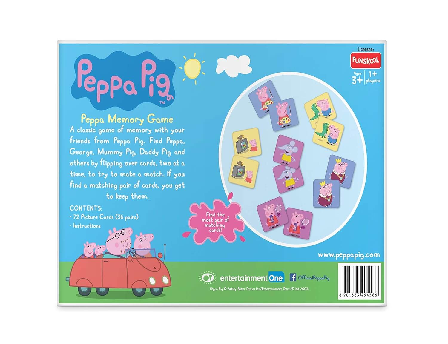 Peppa Pig Memory Game - Funskool