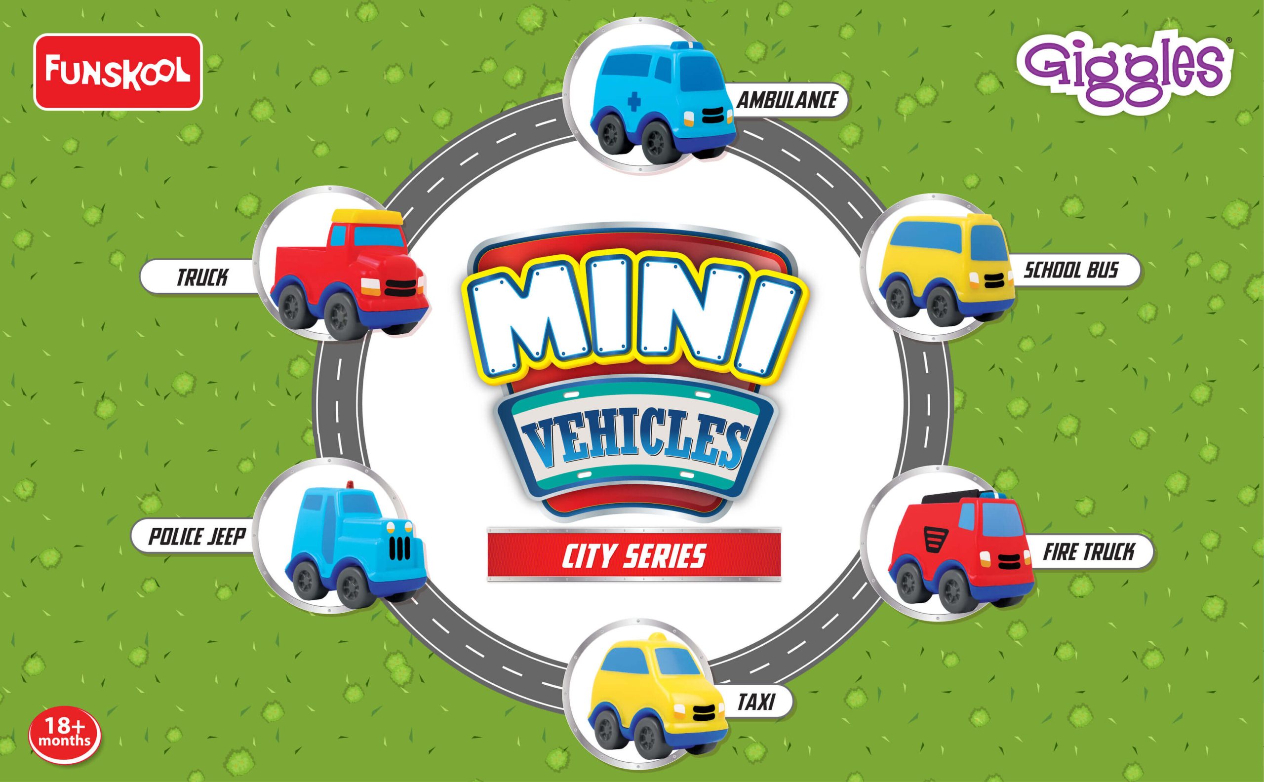 MINI VEHICLES-CITY SERIES - Funskool