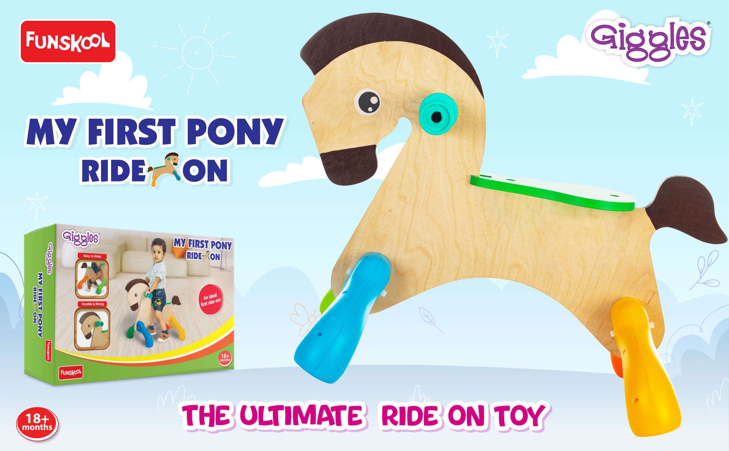 MY FIRST PONY RIDE ON - Funskool