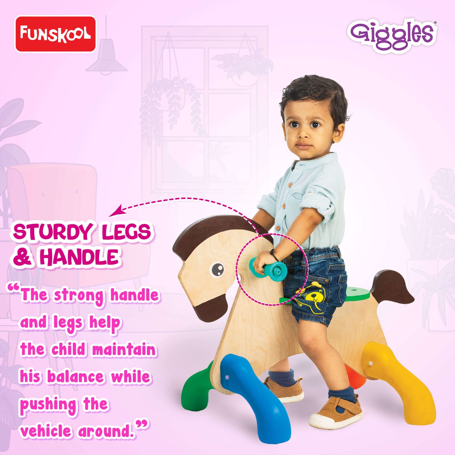 MY FIRST PONY RIDE ON - Funskool