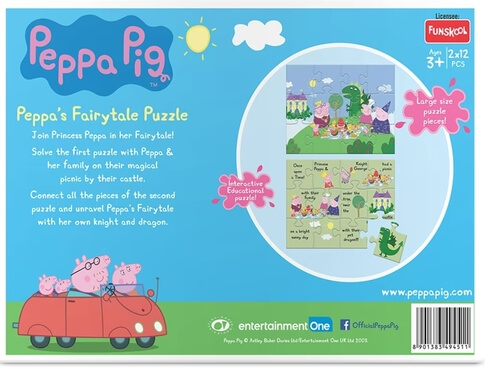 Fairy Tale 2in1 Puzzle - Funskool