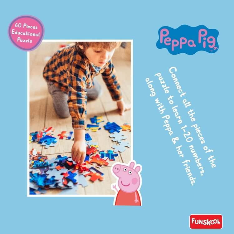 PEPPA PIG NUMBERS PUZZLE 1-20 - Funskool