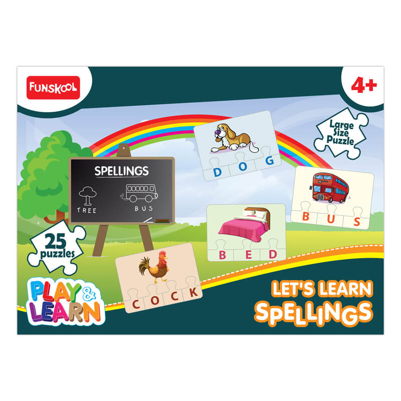 Let's Learn Spellings Puzzle - Funskool
