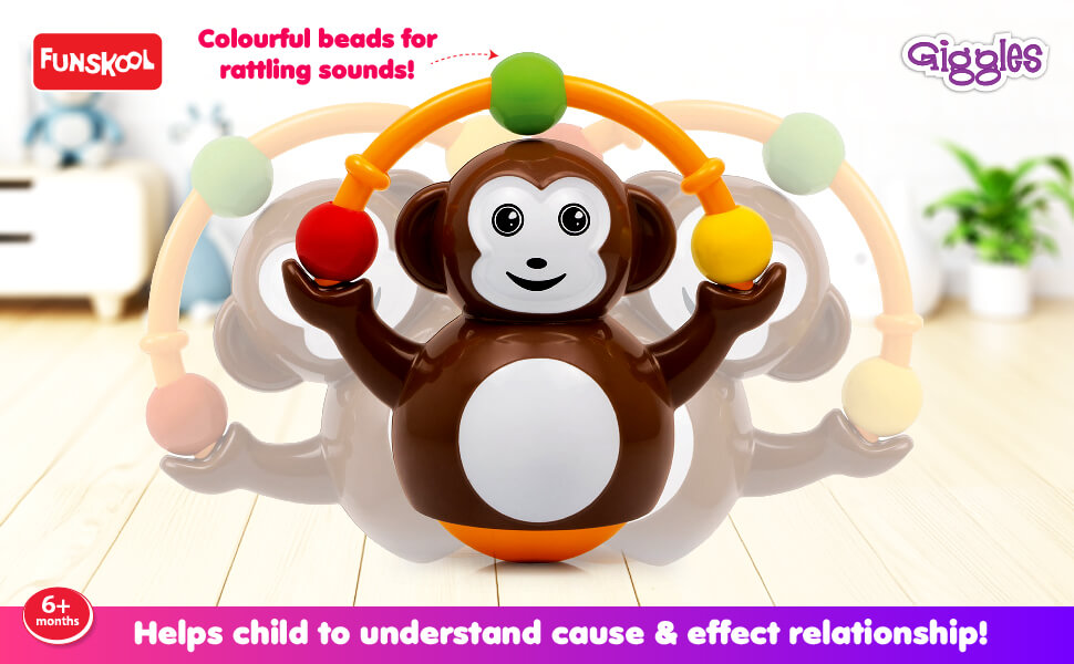 Push N Crawl Monkey - Funskool