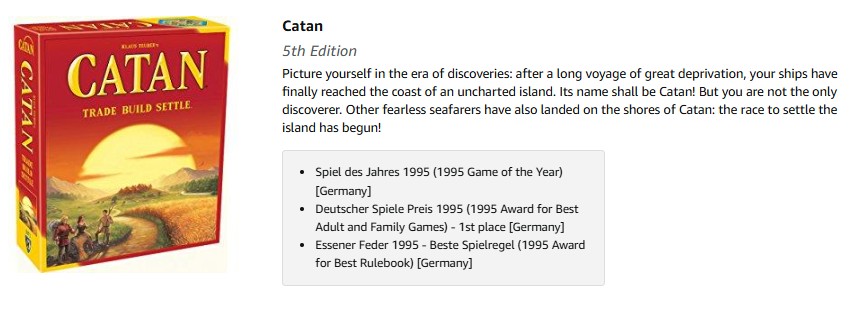 CATAN GAME - Funskool