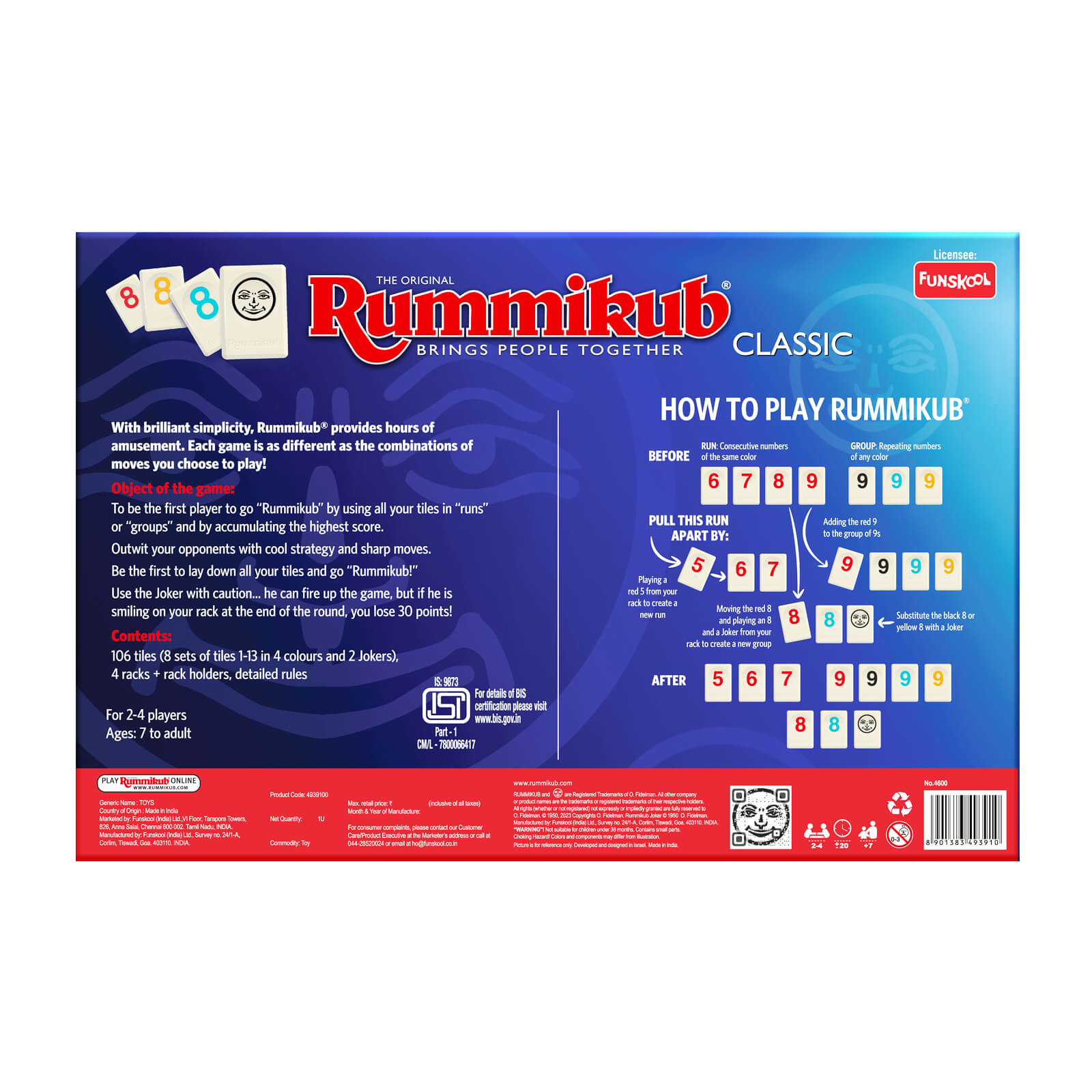 RUMMIKUB CLASSIC - Funskool