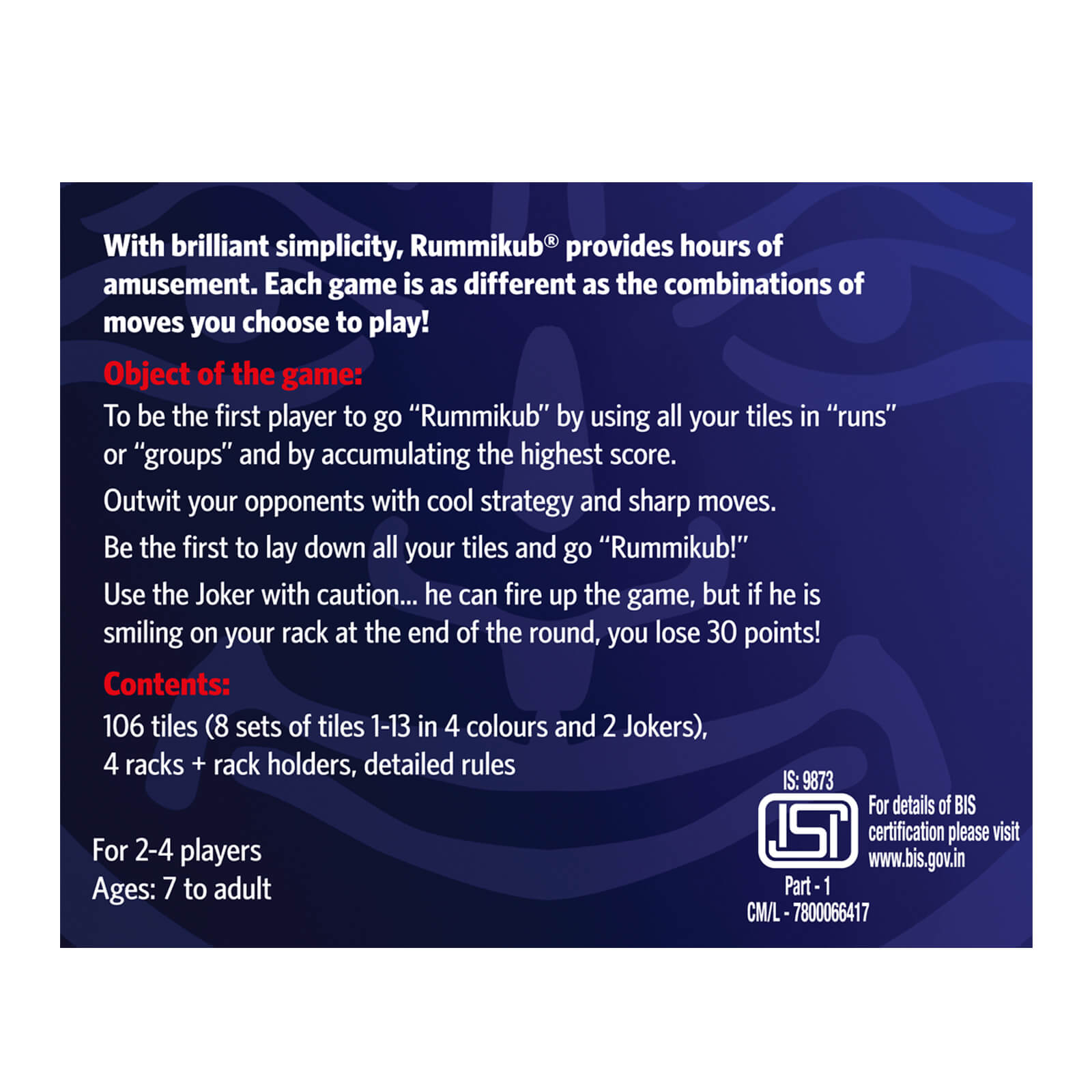 RUMMIKUB CLASSIC - Funskool