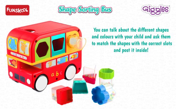 Shape Sorting Bus - Funskool