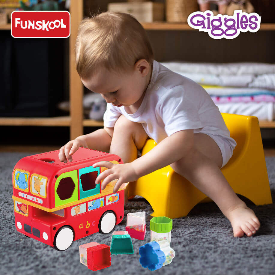 Shape Sorting Bus - Funskool