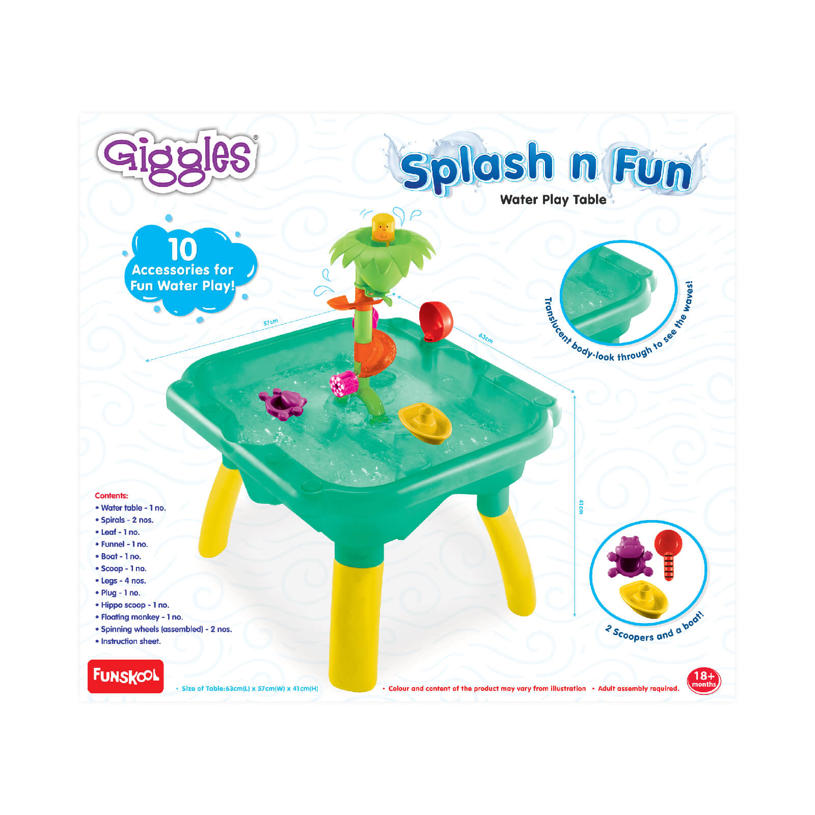 SPLASH N FUN ( WATER- PLAY TABLE) - Funskool