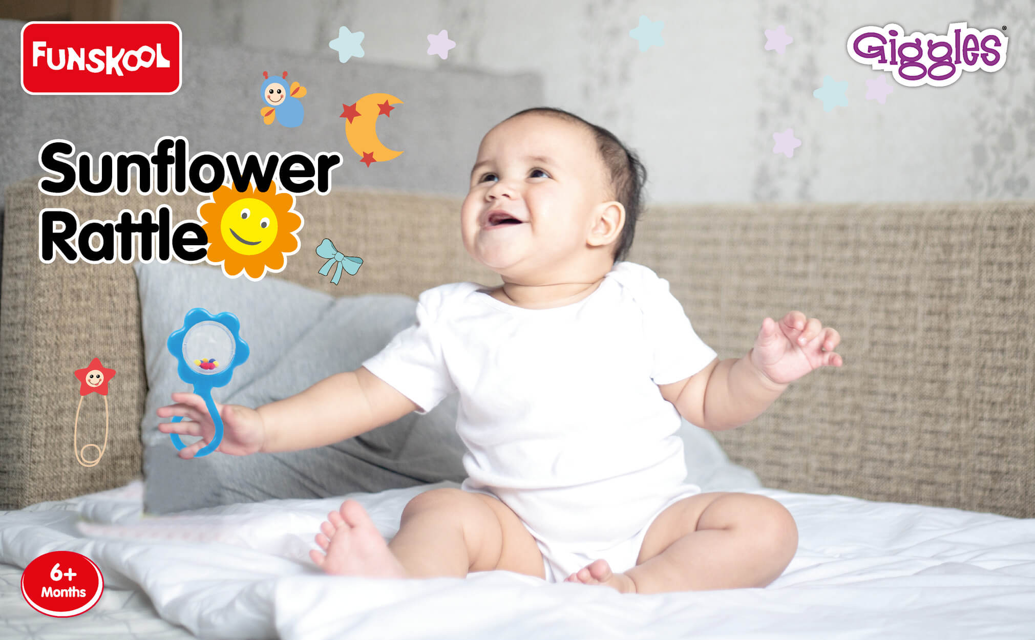 Sunflower Rattle - Funskool