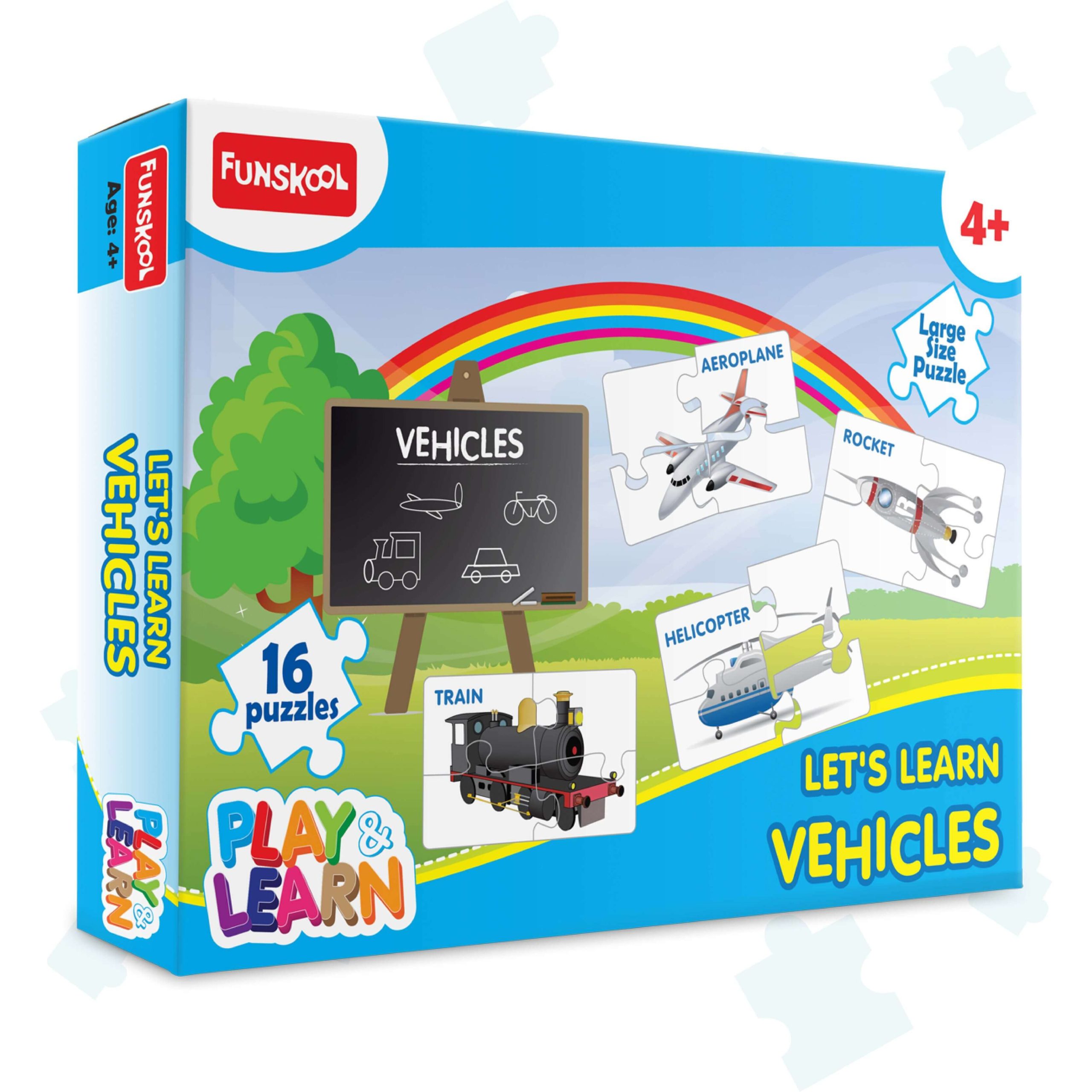 Let's Learn Vehicles Puzzle - Funskool