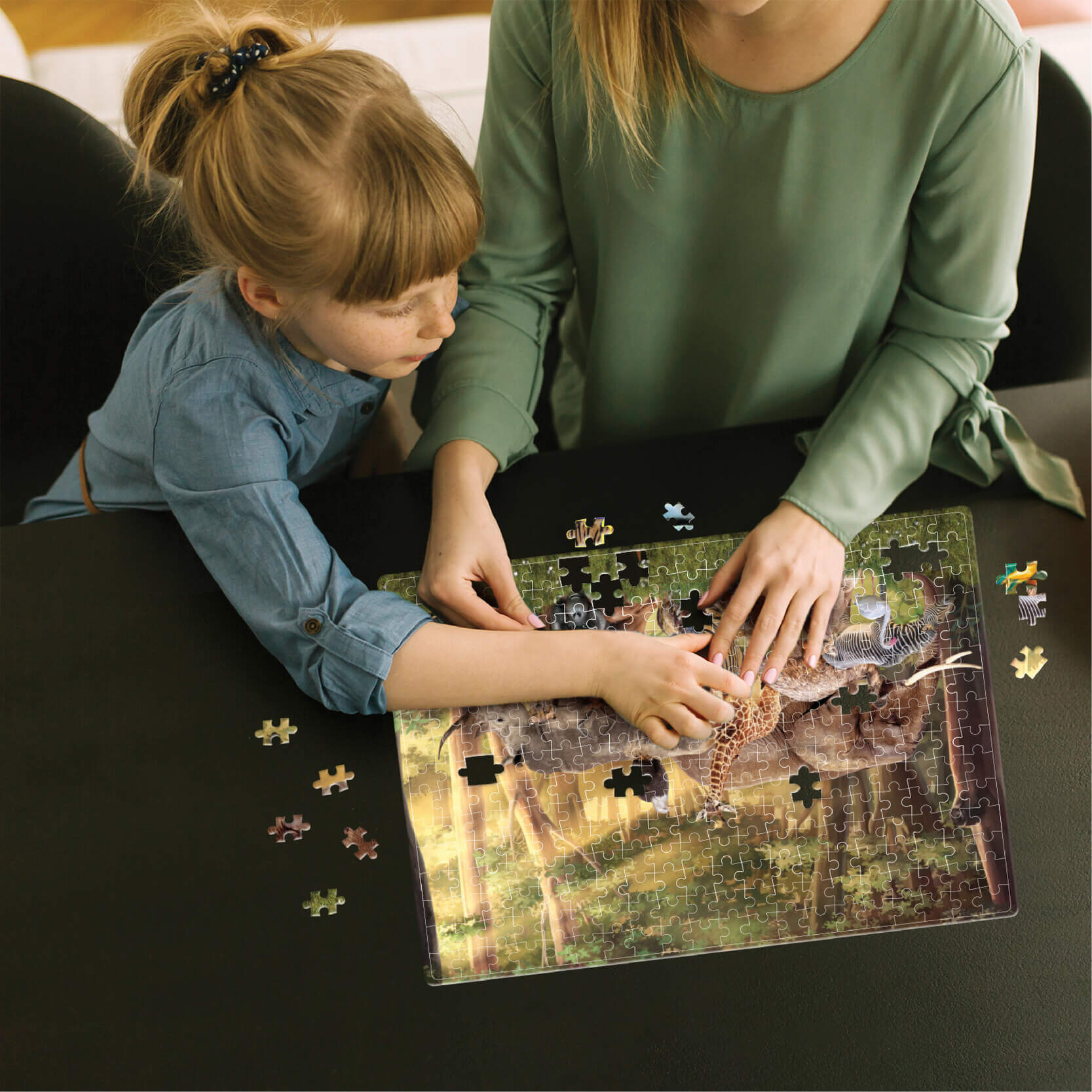 WILD ANIMALS 300 PCS PUZZLE - Funskool