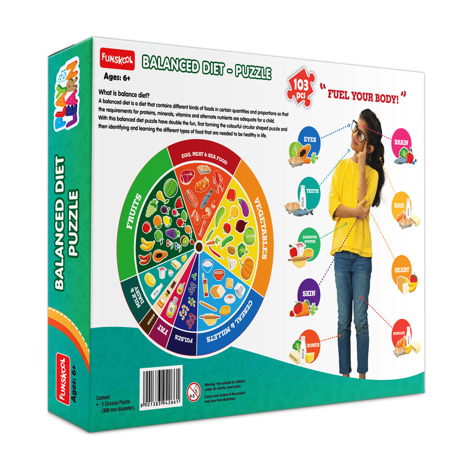 Balanced Diet Puzzle - Funskool
