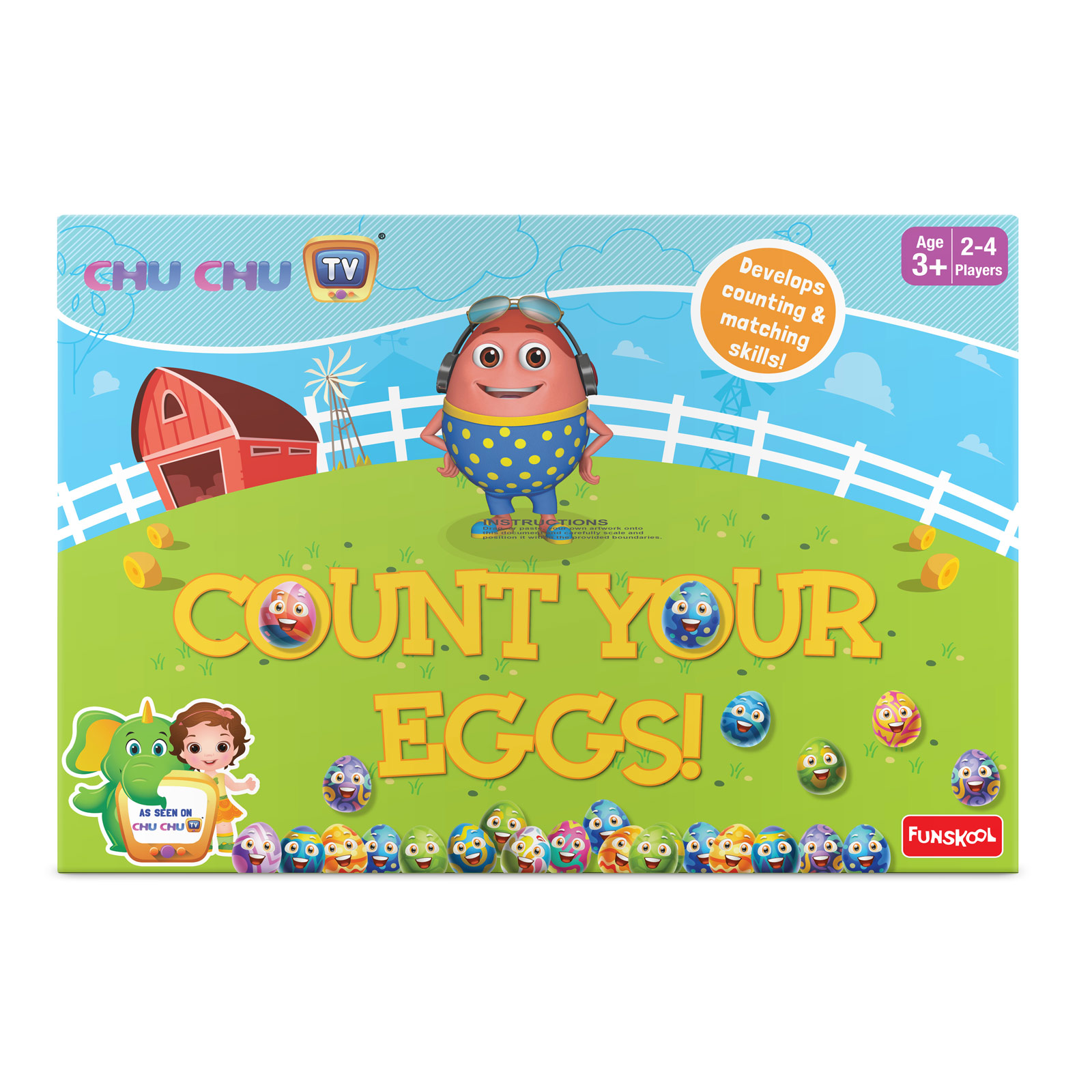 CHU CHU Count your Eggs - Funskool