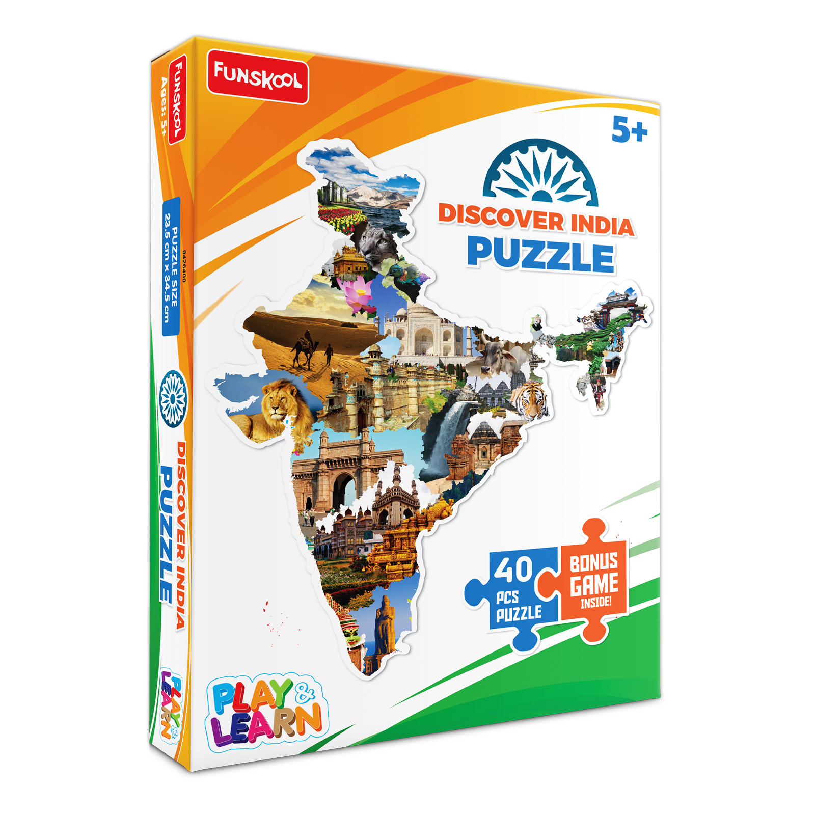 Discover India Puzzle - Funskool