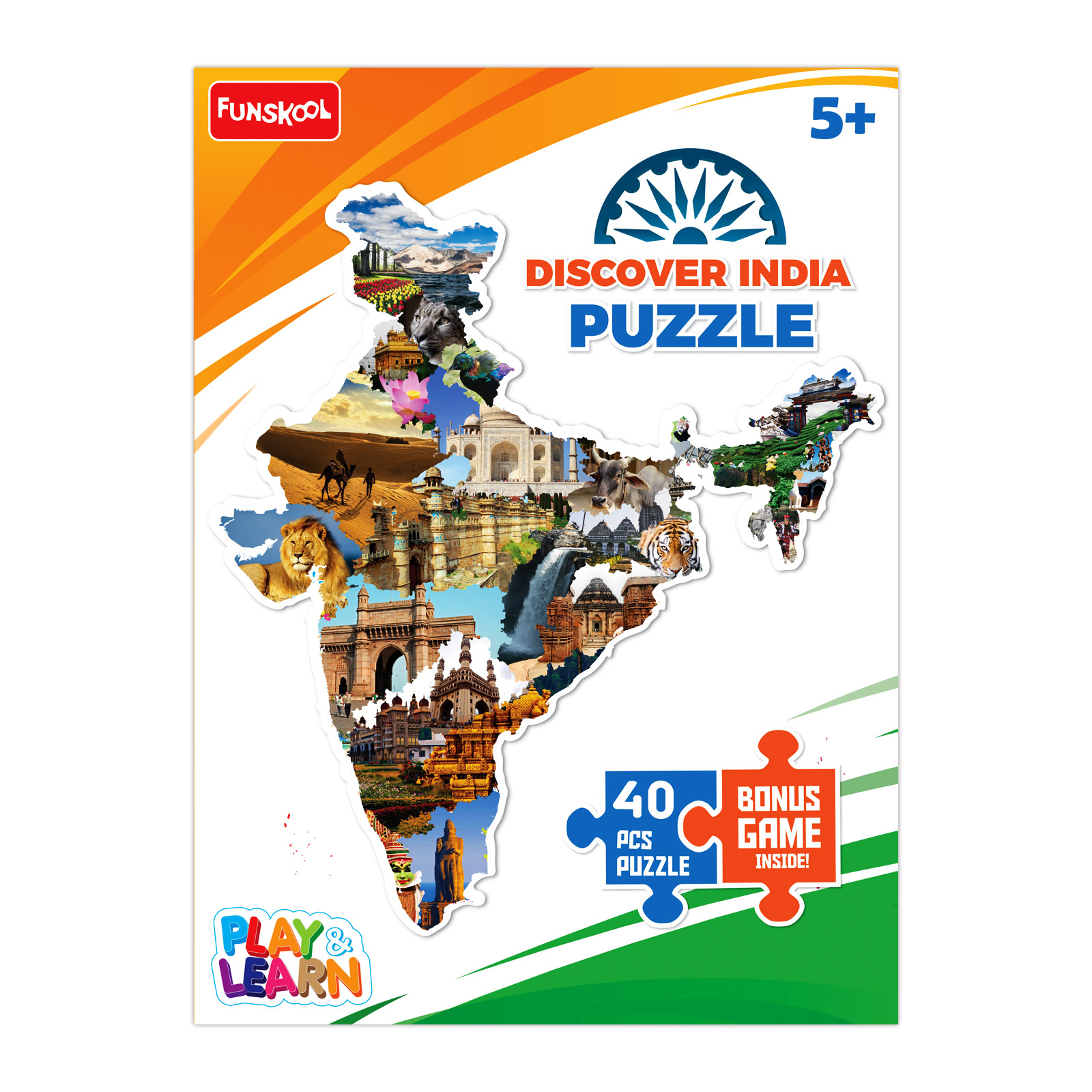 Discover India Puzzle - Funskool
