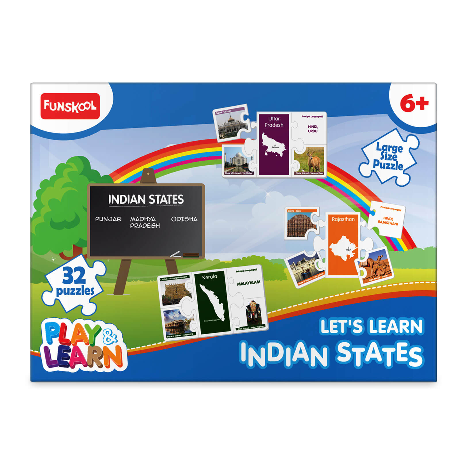 Let's Learn Indian States Puzzle - Funskool