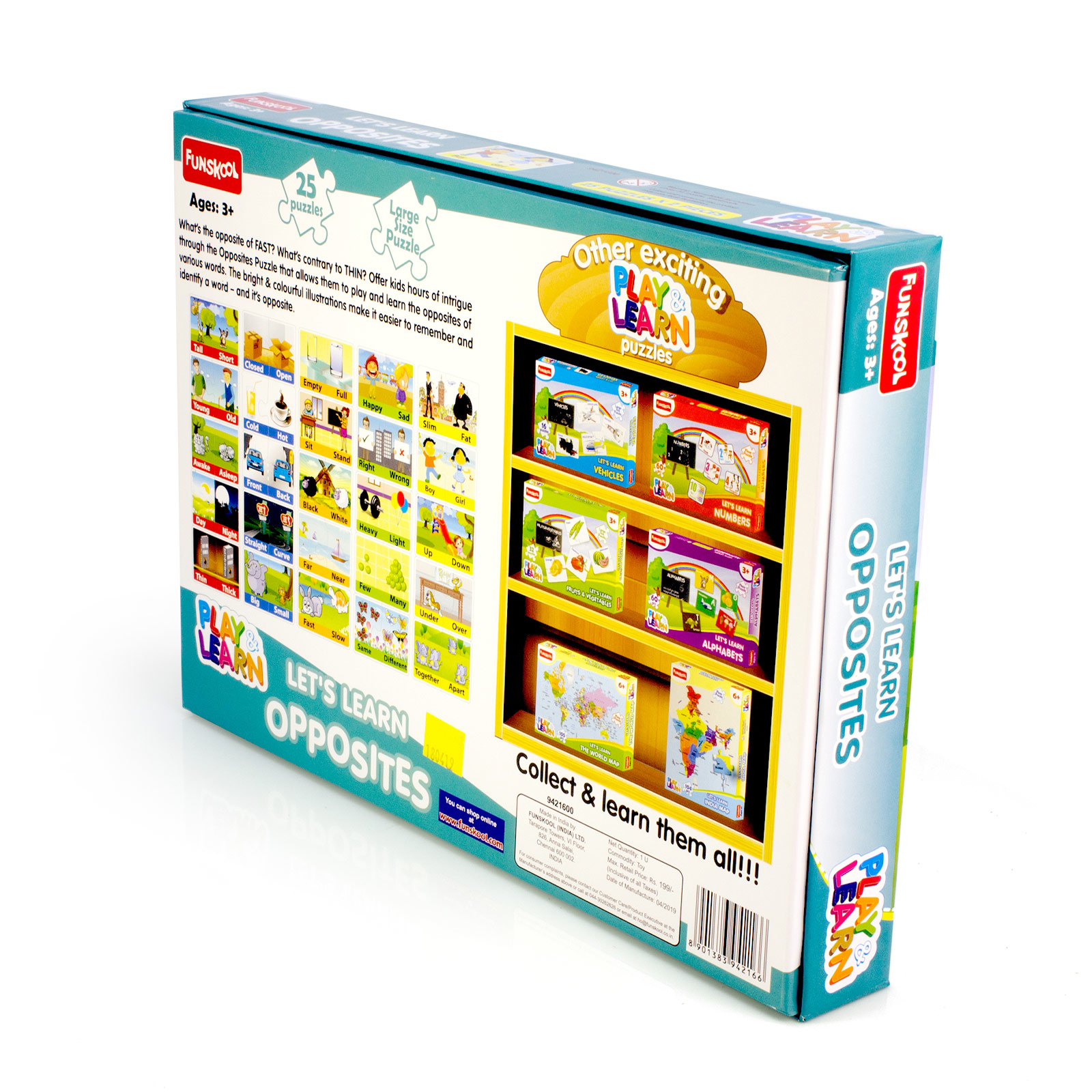 Let's Learn Opposites Puzzle - Funskool