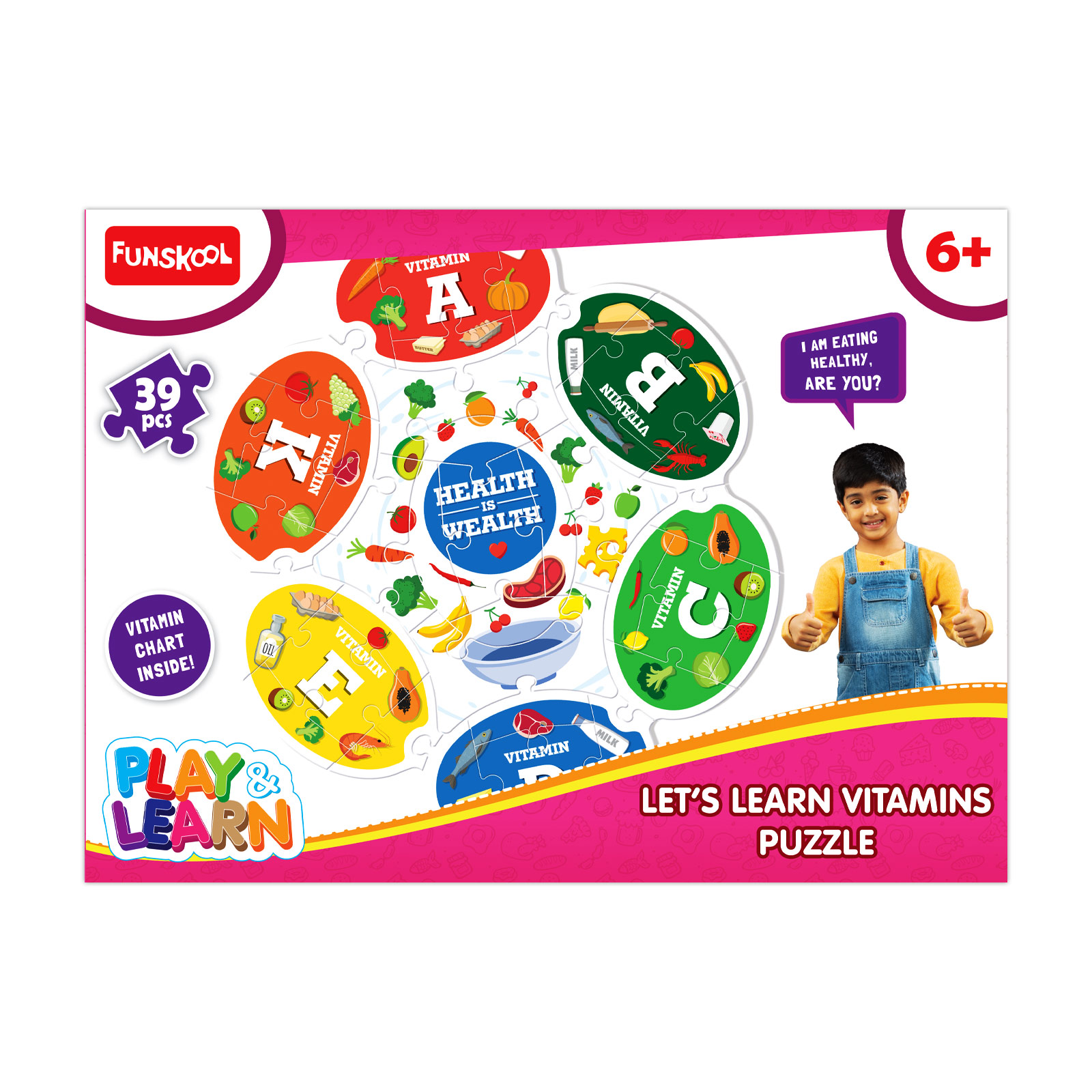 Let's Learn Vitamins Puzzle - Funskool