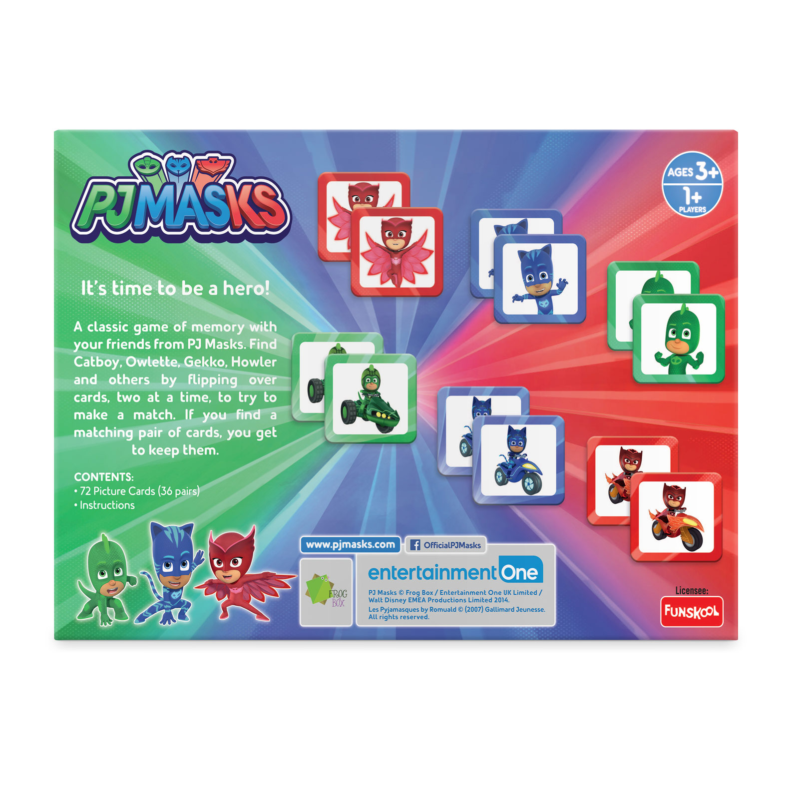 PJ Masks Memory Game - Funskool